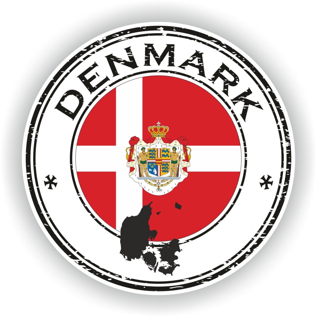 Denmark Seal Round Flag - Digital File Download - Svg, Png, Eps, Jpg - Etsy
