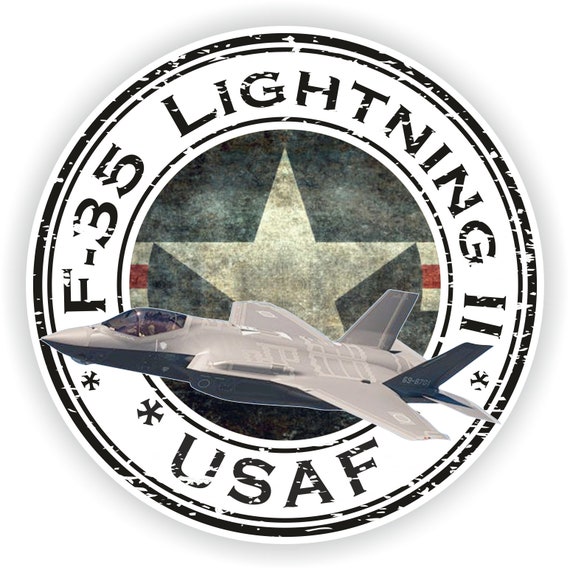 USA F-35 Lightning II USAF U.S.A.F. Military Seal Sticker | Etsy
