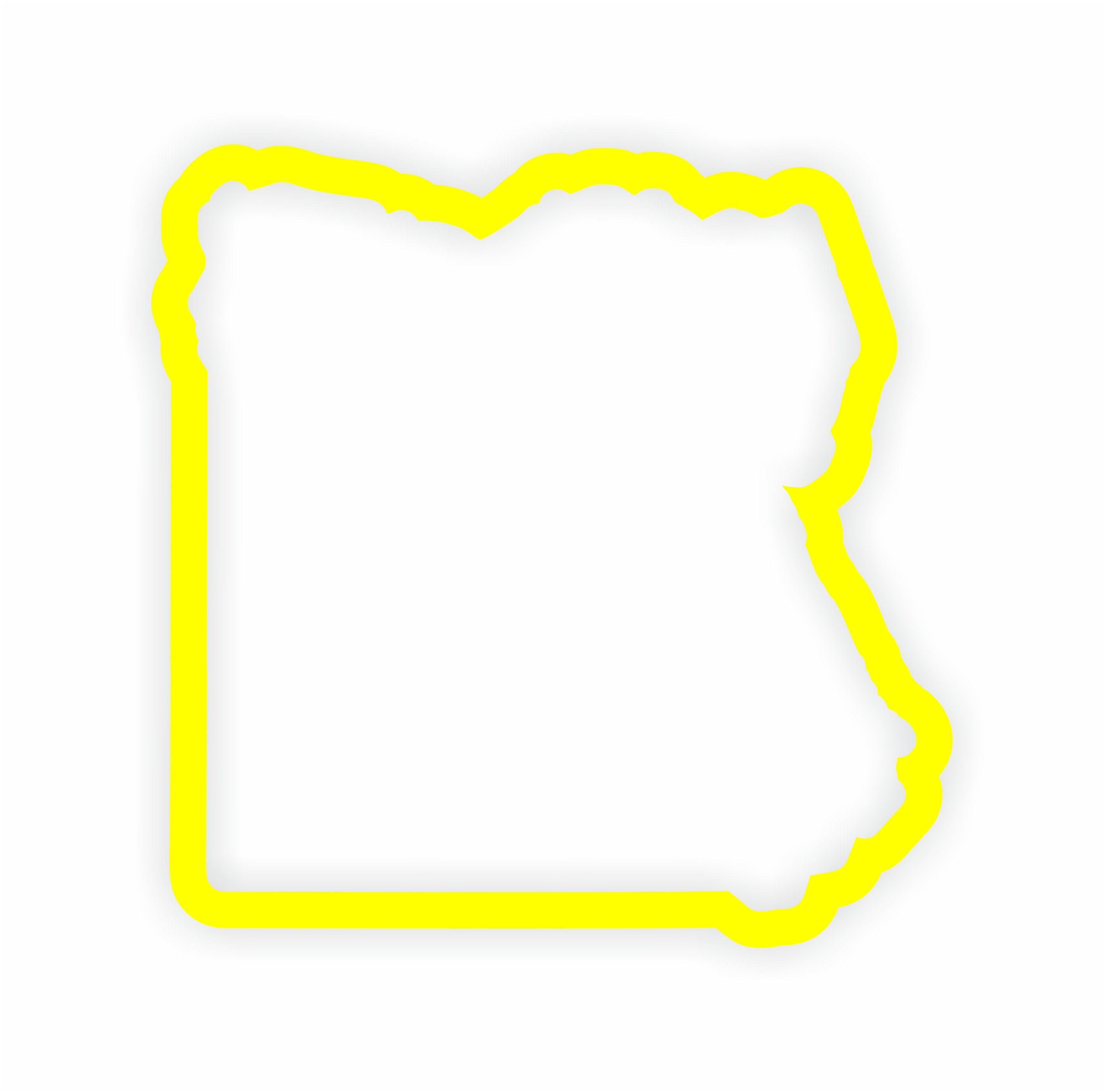 Egypt Map Flag Outline Sticker for Laptop Book Fridge Guitar Motorcycle ...