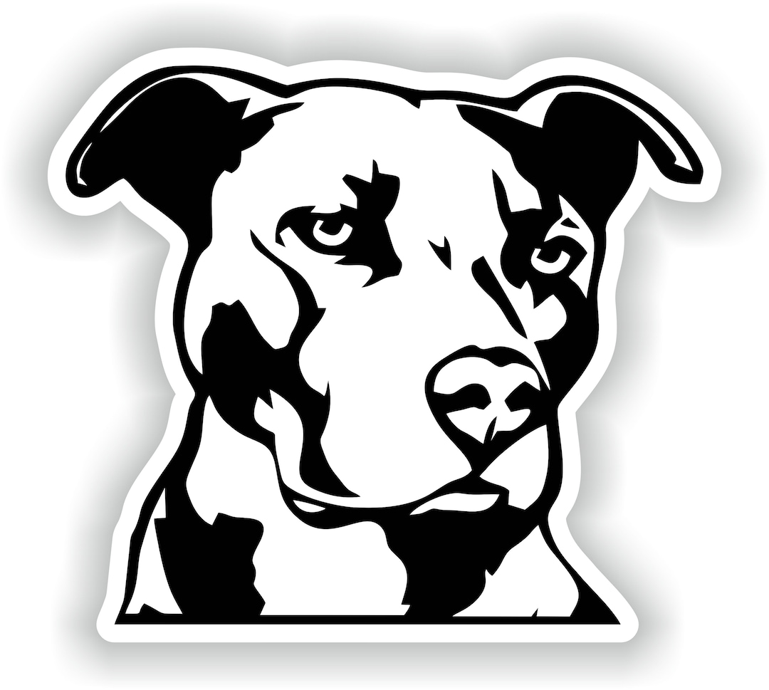 Pit Bull #01 - Digital File Download - Svg, Png, Eps, Jpg - Etsy