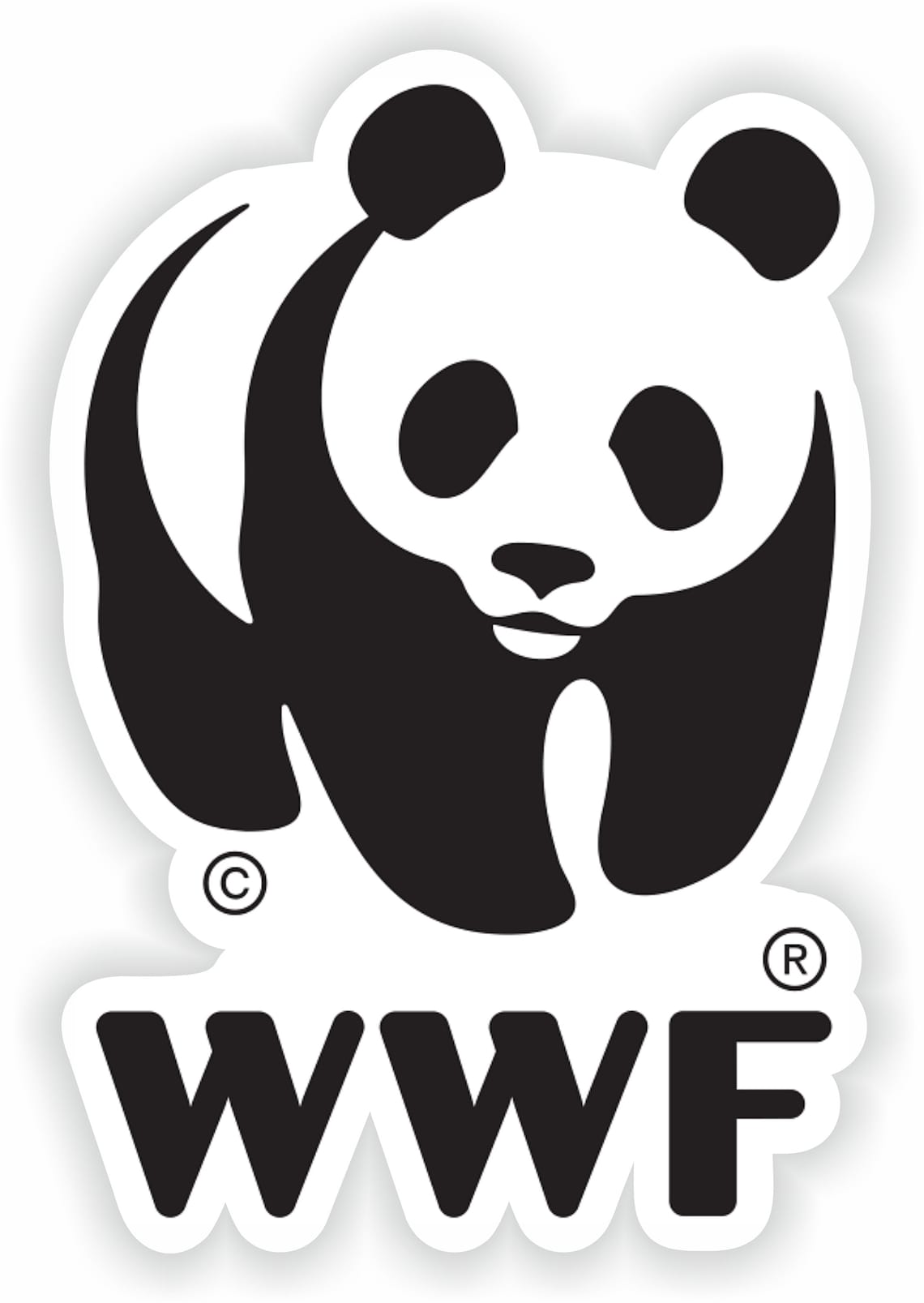 Nature WWF Sticker for Bumper Laptop Book Fridge Motorcycle Helmet ...