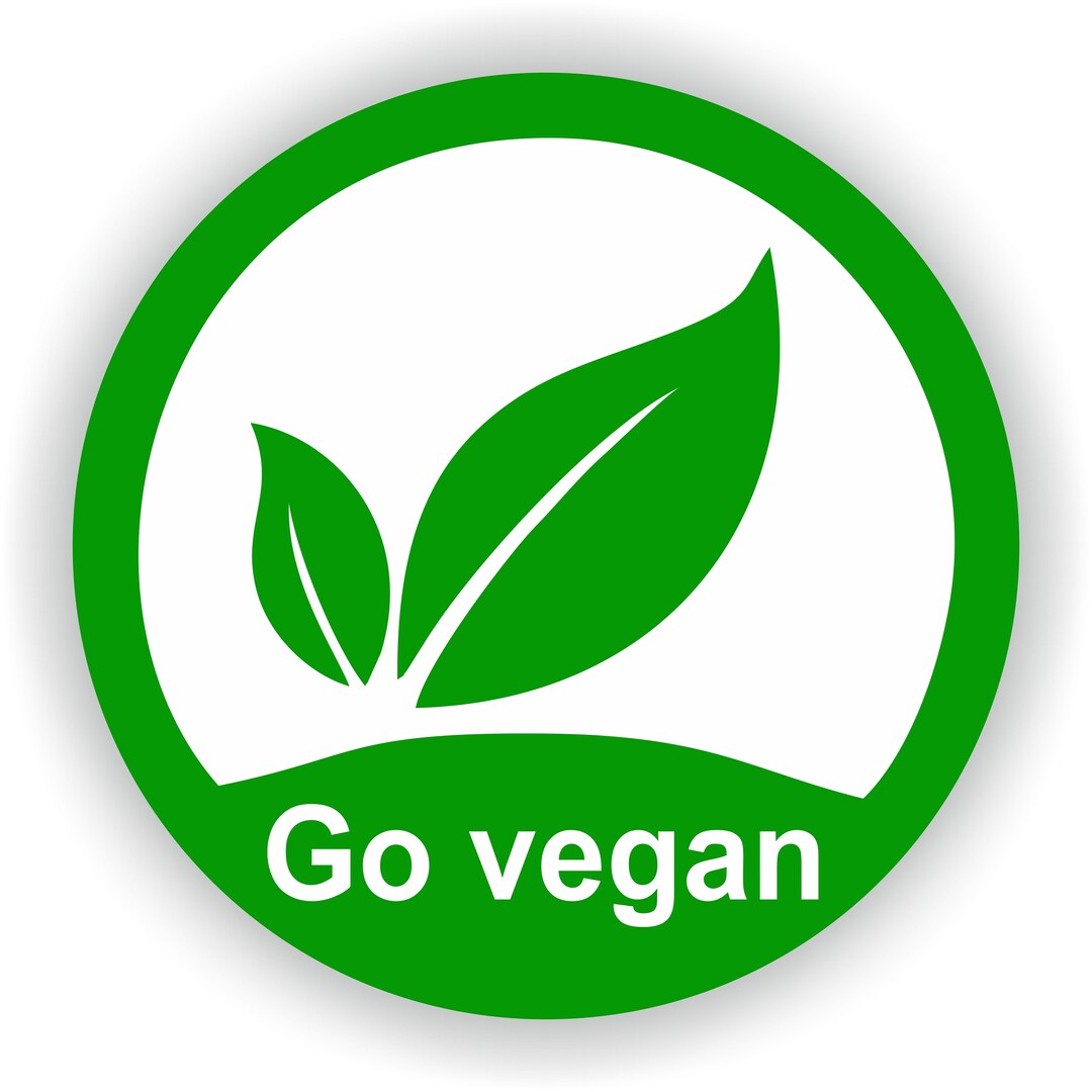 Go Vegan Sticker for Laptop Book Fridge Guitar Motorcycle Helmet ...