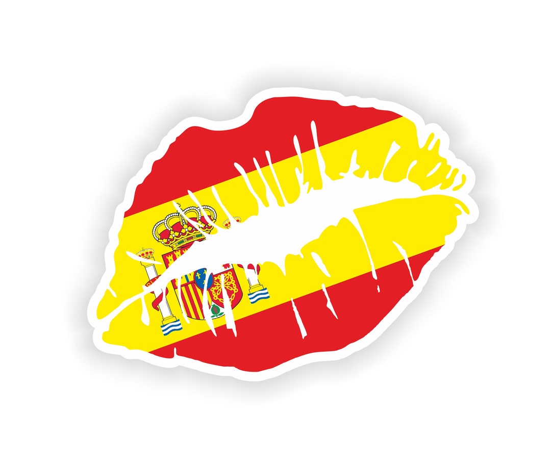 Spain Lips Flag - Digital File Download - Svg, Png, Eps, Jpg - Etsy