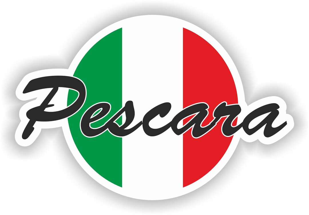 Pescara Sticker Flag for Laptop Book Fridge Guitar Motorcycle Helmet ...