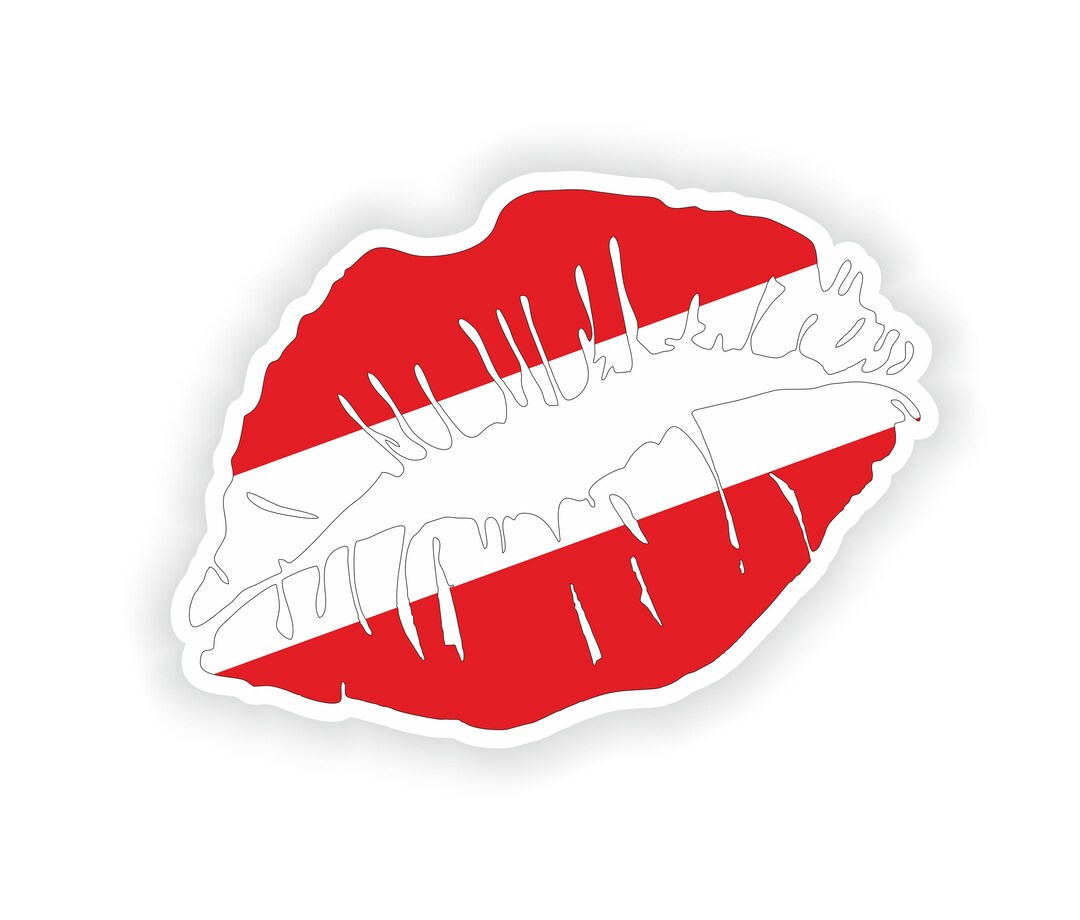 Austria Lips Flag - Digital File Download - Svg, Png, Eps, Jpg - Etsy