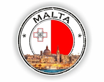Malta National Country Flag Svg Png Dxf Layered by Color Vector Graphic ...