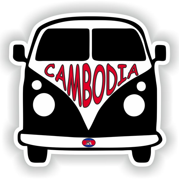 Cambodia Car Decal - Etsy