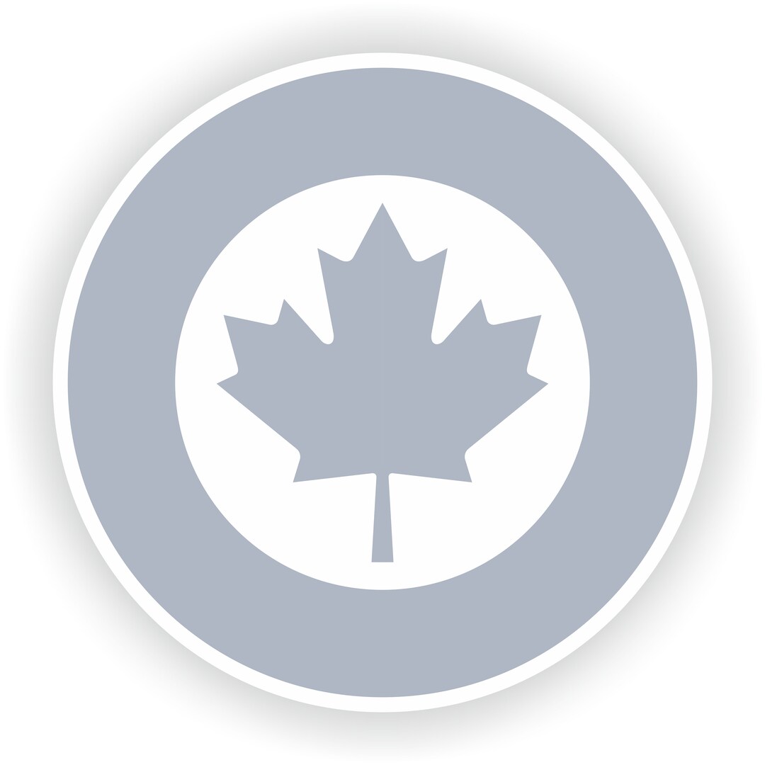 Canada RCAF Low Visibility Roundel Military Sticker for Laptop Book ...