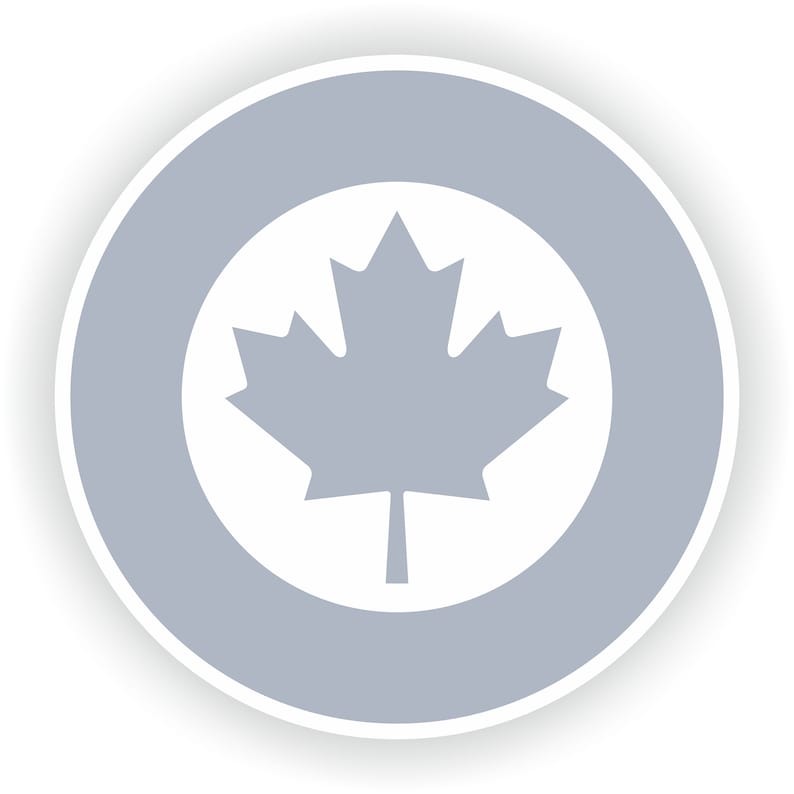 Canada RCAF Low Visibility Roundel Military Sticker for Laptop Book ...