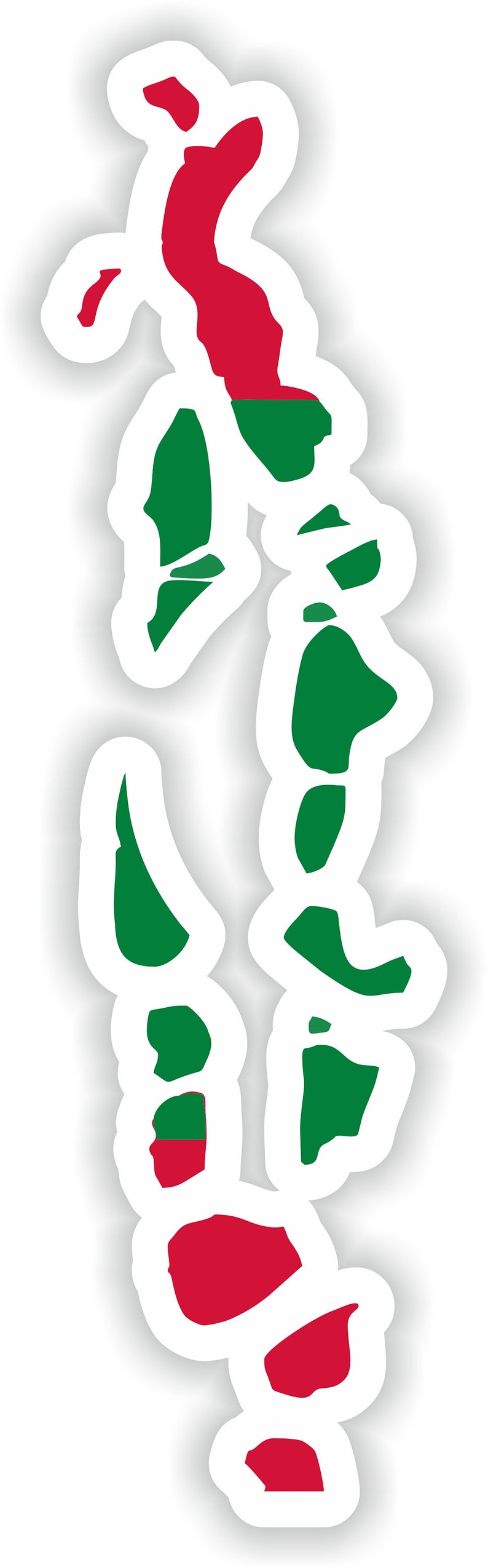 Maldives Map Flag Silhouette Sticker For Laptop Book Fridge Etsy