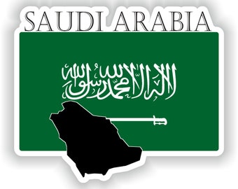 Saudi Arabia Map Flag SVG, Arab Digital Download, Country Nation ...