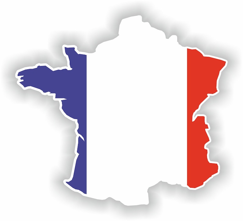 France Map Flag - Digital File Download - Svg, Png, Eps, Jpg - Etsy