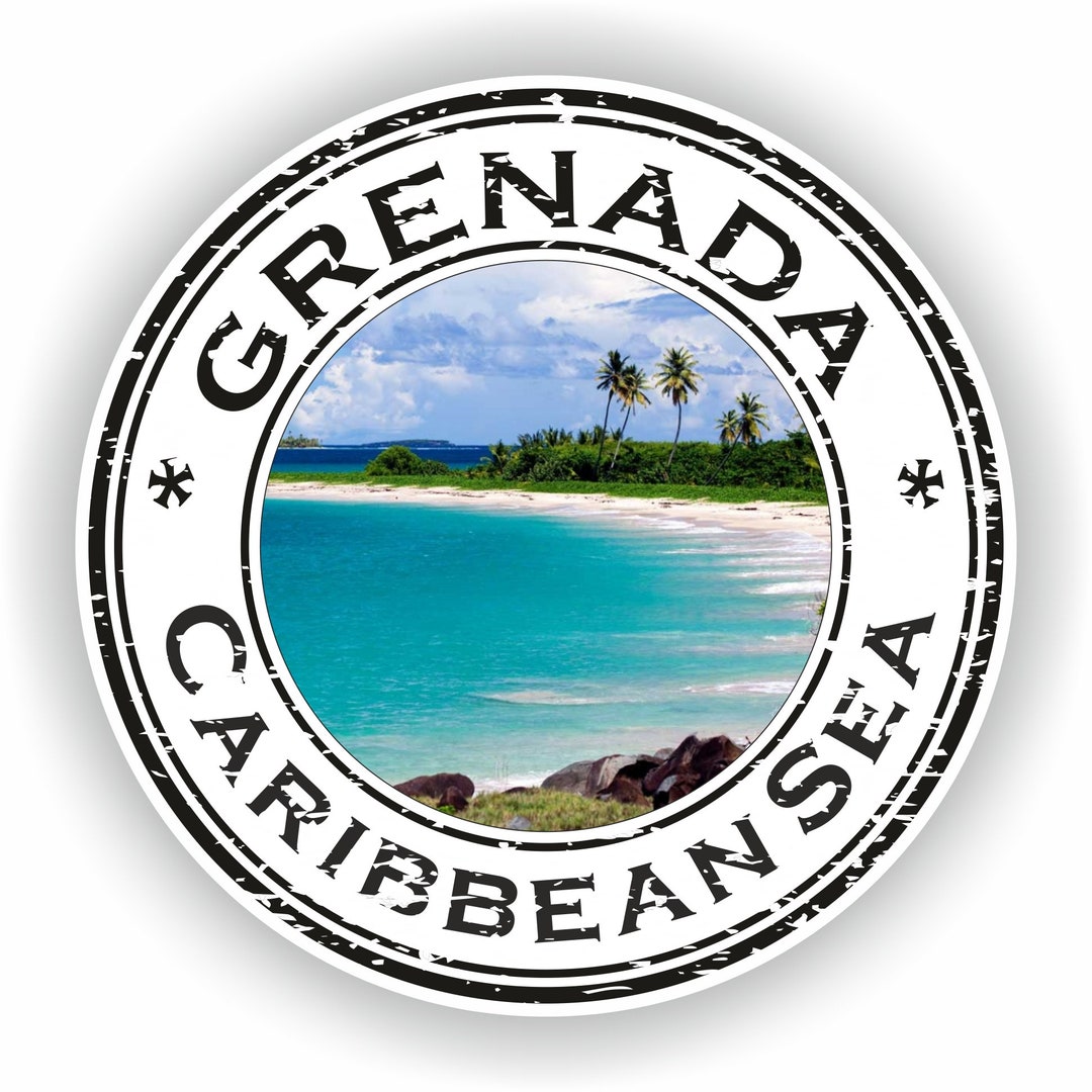 Grenada #01 Seal Round Flag - Digital File Download - Svg, Png, Eps ...