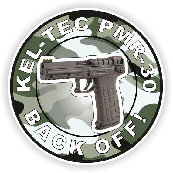 Kel-tec PMR-30 Pistol Handgun Seal Sticker Back off Round for | Etsy