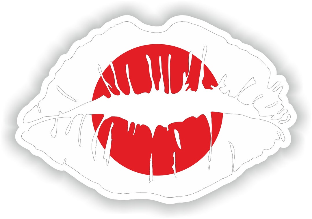 Japan Lips Flag - Digital File Download - Svg, Png, Eps, Jpg - Etsy