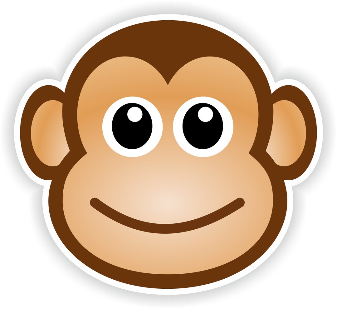 Monkey Cool - Digital File Download - Svg, Png, Eps, Jpg - Etsy