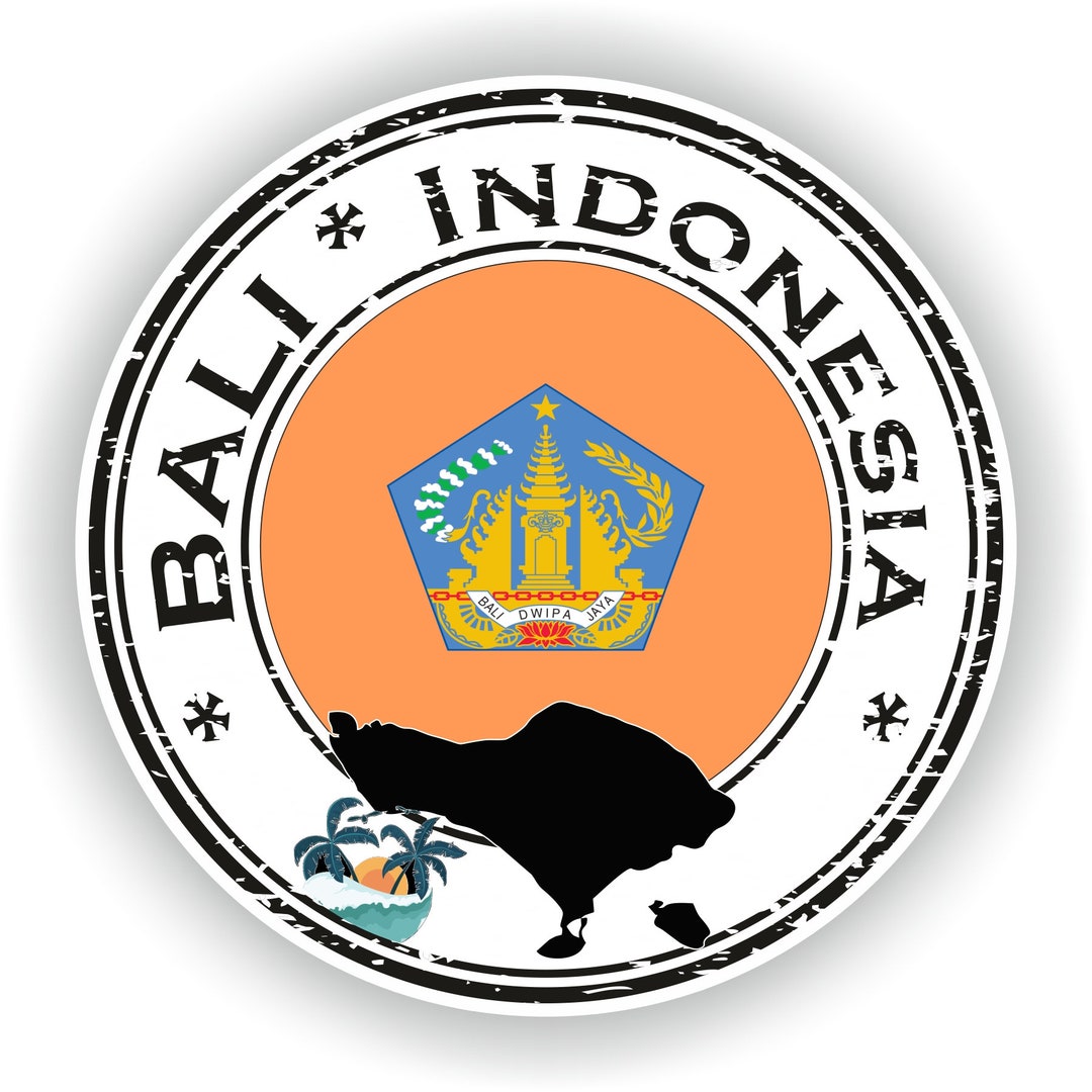 Bali Seal Round Flag - Digital File Download - Svg, Png, Eps, Jpg - Etsy
