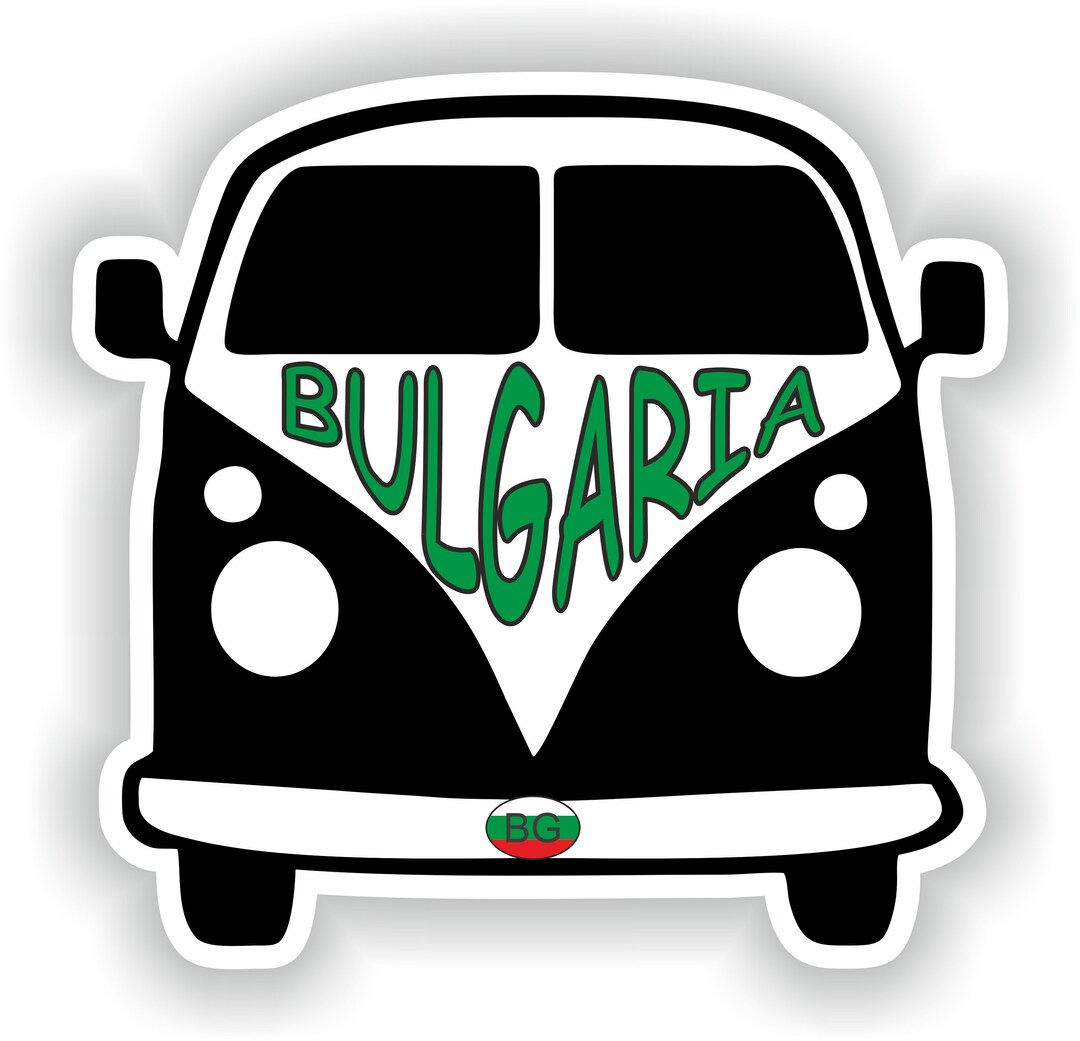 Van Bulgaria Sticker for Car Truck Mobile Home Caravane Laptop Book ...