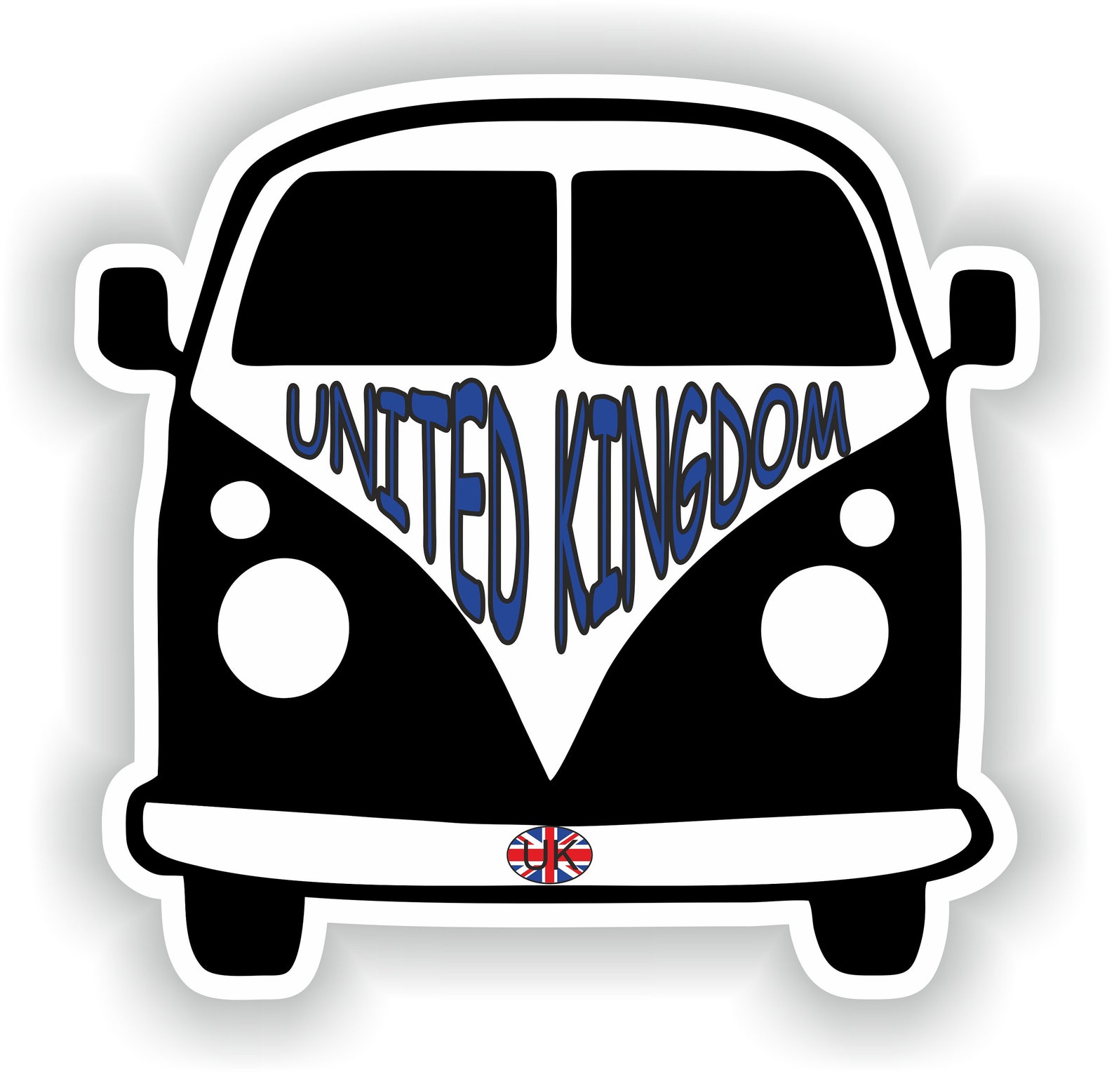Van United Kingdom Sticker for Car Truck Mobile Home Caravane Laptop ...