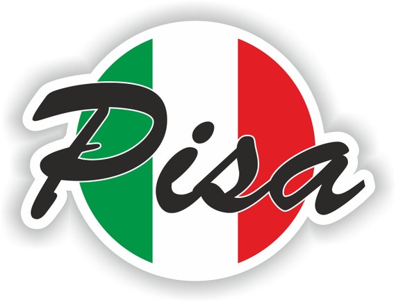 Pisa Sticker Flag for Laptop Book Fridge Guitar Motorcycle | Etsy