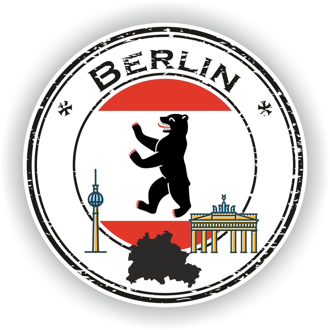 Berlin Seal Round Flag - Digital File Download - Svg, Png, Eps, Jpg - Etsy