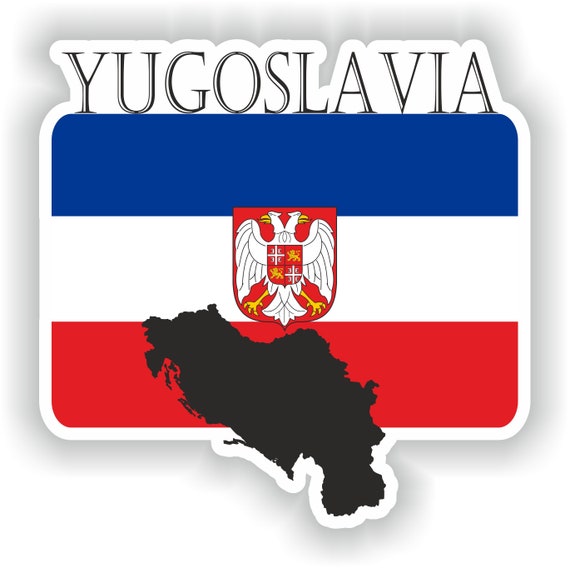 Yugoslavia Sticker Flag MF for Laptop Book Fridge Guitar | Etsy