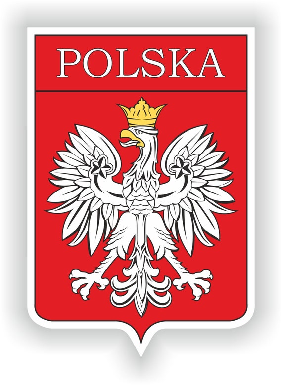 Poland Stickers POLAND Polska Polish 50mm Vinyl Stickers - 4 Pack ...