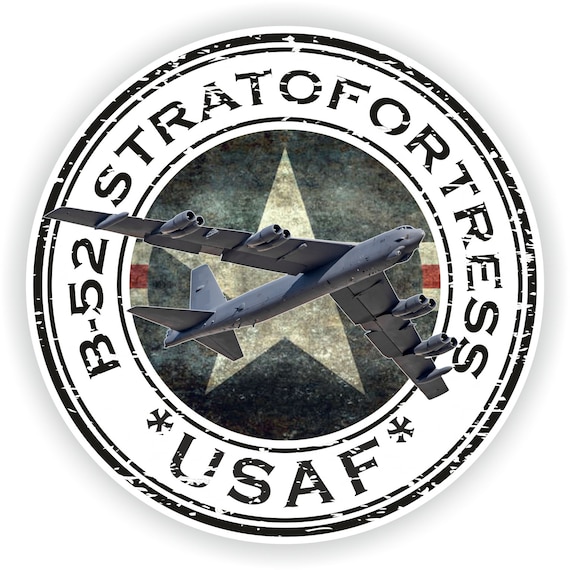 USA B-52 Stratofortress USAF U.S.A.F. Military Seal Sticker - Etsy