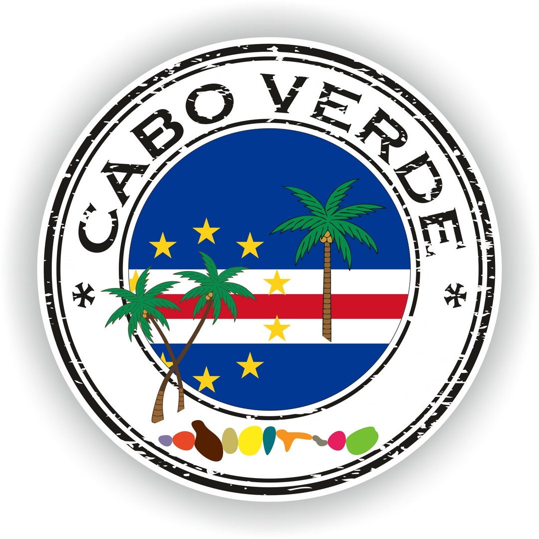 Cabo Verde Seal Round Flag - Digital File Download - Svg, Png, Eps, Jpg ...