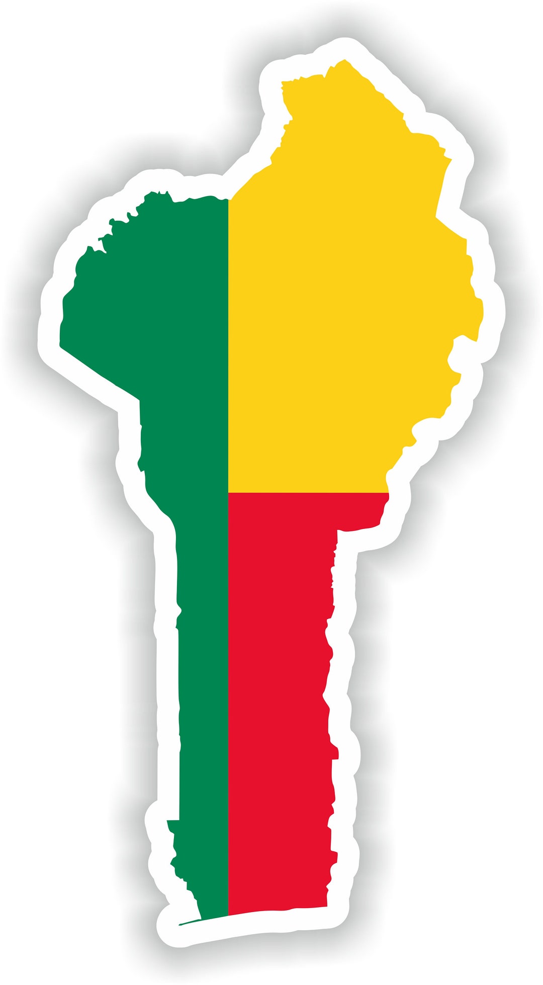 Benin Map Flag - Digital File Download - Svg, Png, Eps, Jpg - Etsy