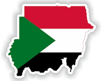 Sudan Flag Map SVG - Sudanese SVG Cricut Cut File, Country Nation ...