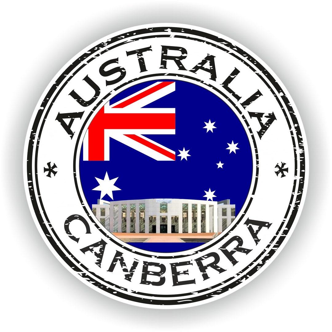 Canberra Seal Round Flag - Digital File Download - Svg, Png, Eps, Jpg ...