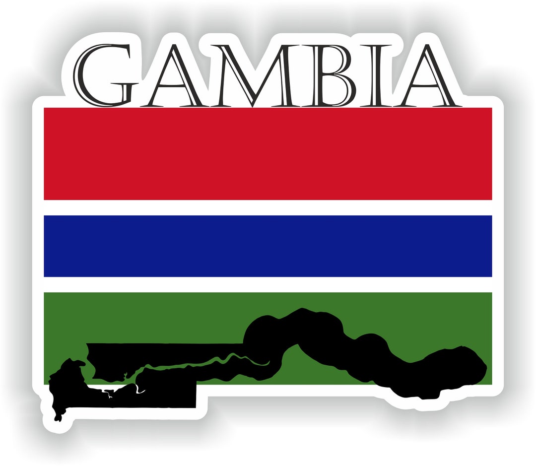 Gambia Country Project Flag - Digital File Download - Svg, Png, Eps ...
