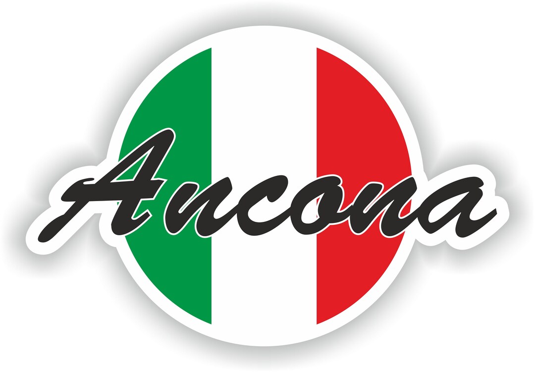 Ancona Sticker Flag for Laptop Book Fridge Guitar Motorcycle Helmet ...
