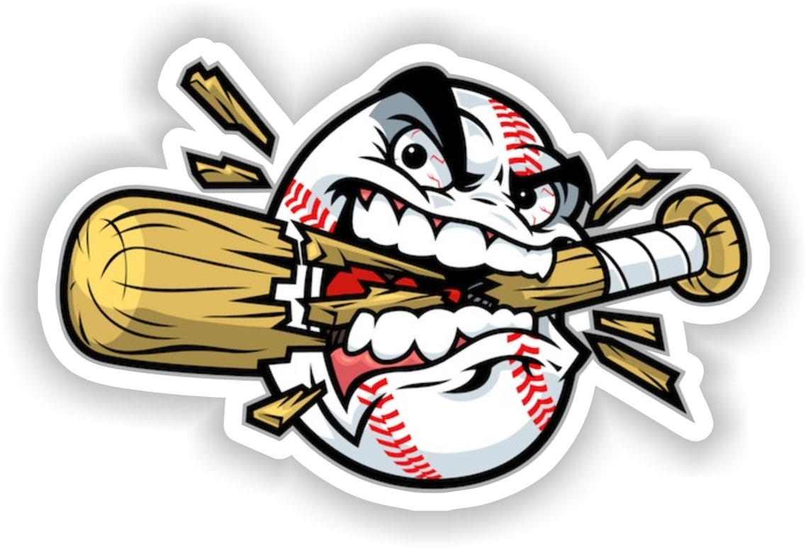 Baseball Sticker for Bumper Car Van Truck Motorcycle Helmet Toolbox ...