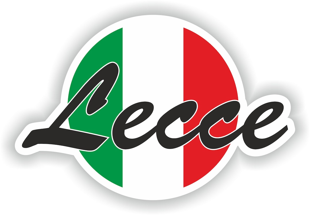 Lecce Sticker Flag for Laptop Book Fridge Guitar Motorcycle Helmet ...