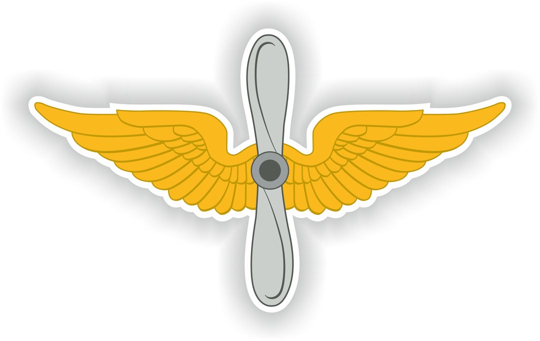 US Aviation Logo Military Sticker for Laptop Book Fridge Guitar ...