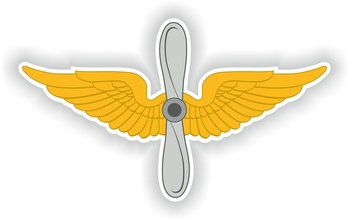 US Aviation Logo Military Sticker for Laptop Book Fridge Guitar ...