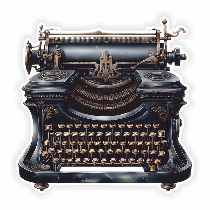 Laptop Skin Typewriter Skin - Etsy