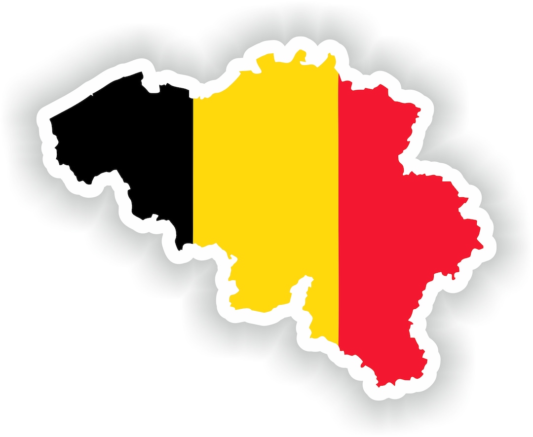 Belgium Map Flag - Digital File Download - Svg, Png, Eps, Jpg - Etsy