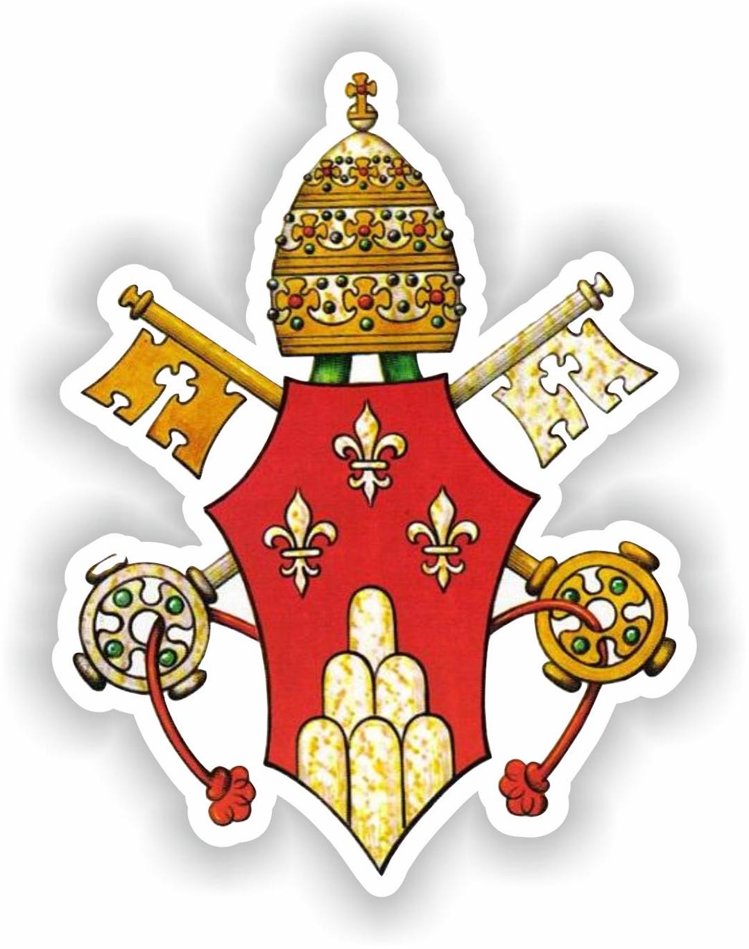 Coat of Arms of St Pope Paul VI Papa Paulo Vatican Christianity ...