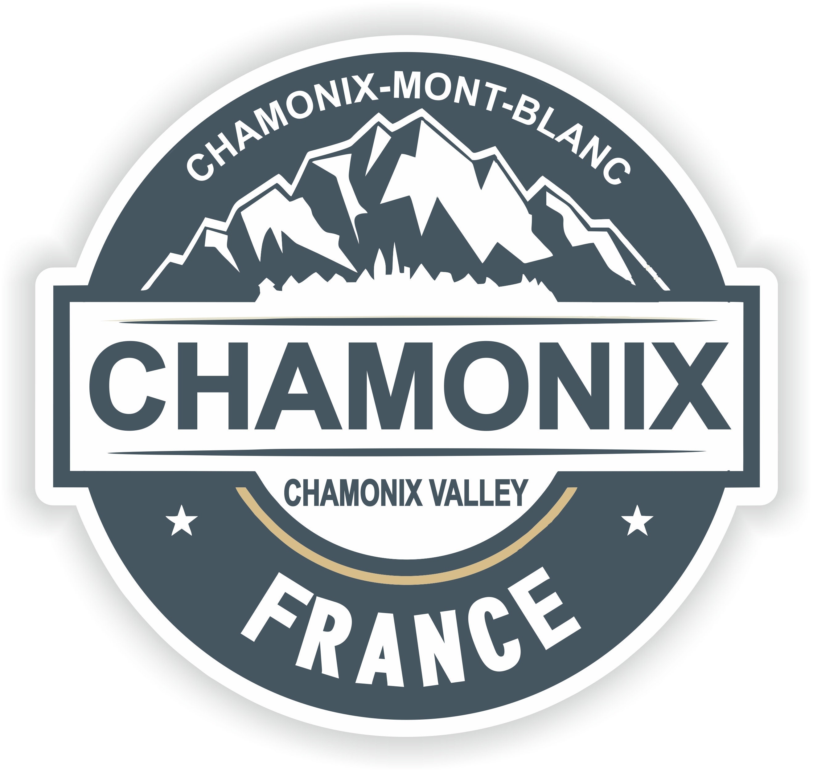 Chamonix Mont Blanc - Digital File Download - Svg, Png, Eps, Jpg - Etsy
