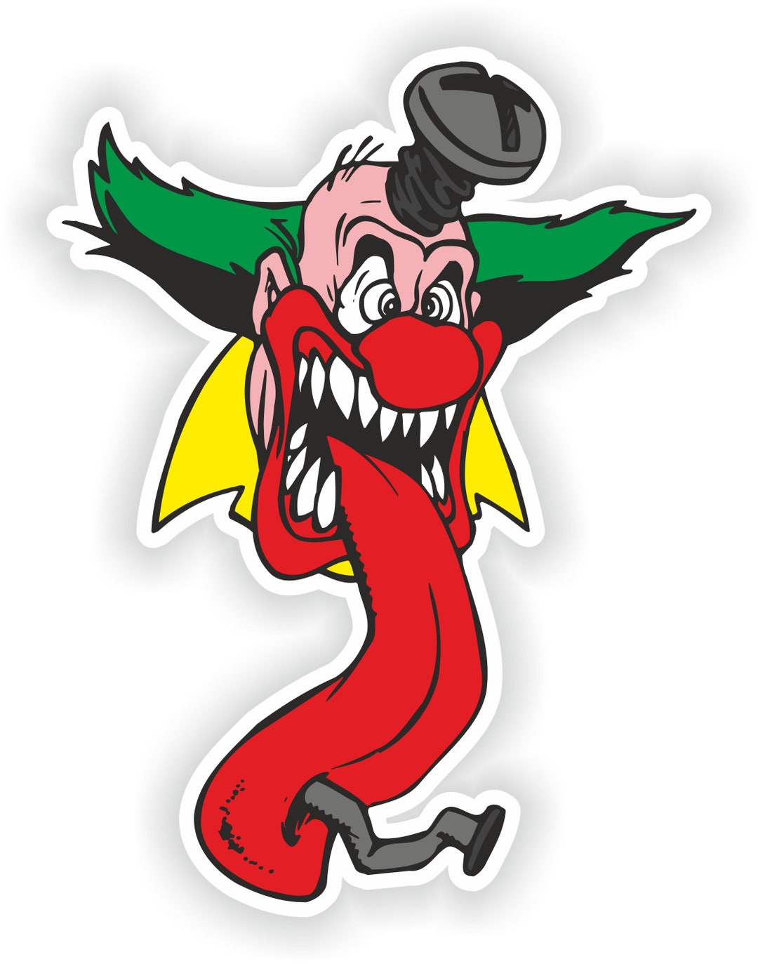 Joker Sticker for Laptop Book Fridge Guitar Motorcycle Helmet Toolbox ...