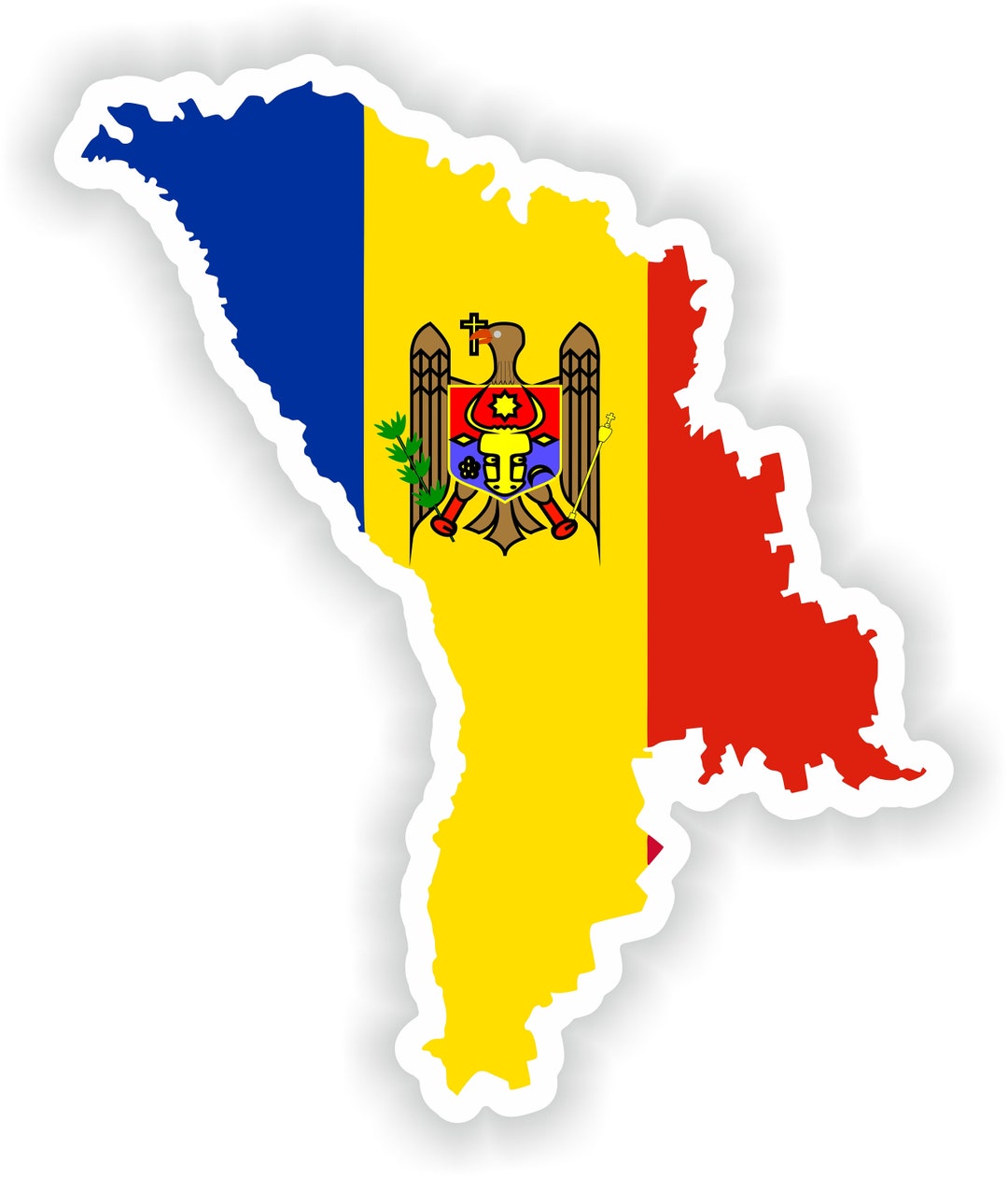 Moldova Map Flag - Digital File Download - Svg, Png, Eps, Jpg - Etsy