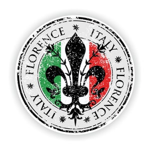 Firenze Florence Seal Sticker Italy Toscana for Bumper Laptop - Etsy