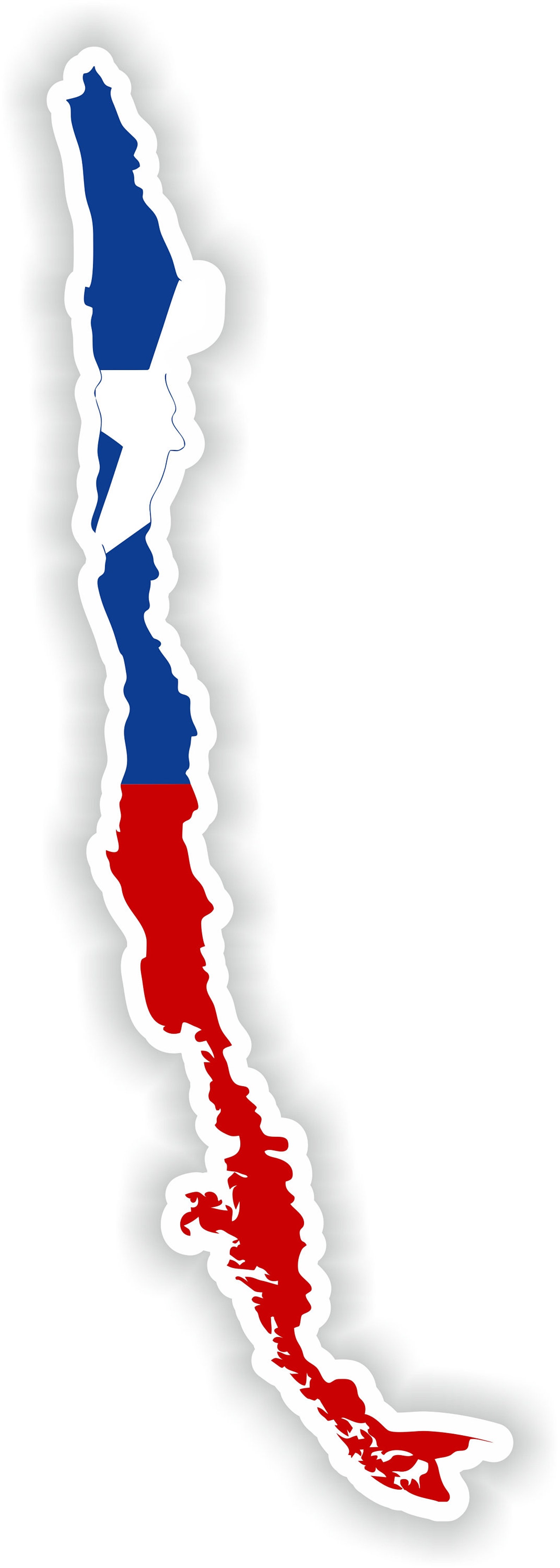 Chile Map Flag Silhouette Sticker For Laptop Book Fridge Etsy