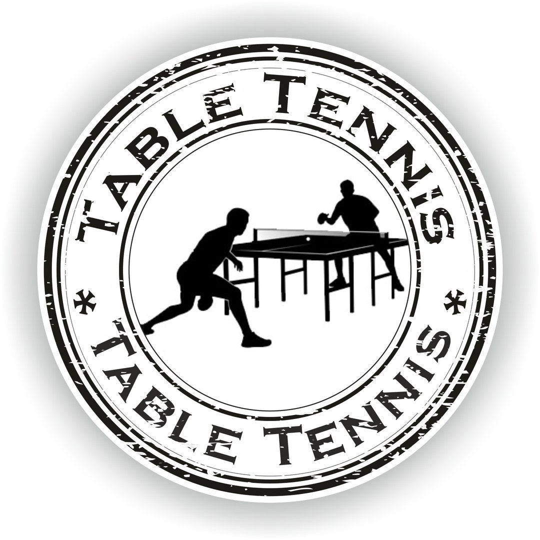 Table Tennis Sticker Sports for Laptop Book Fridge Guitar Motorcycle ...