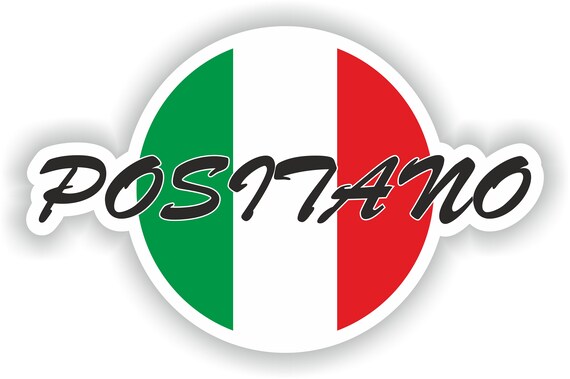 Positano Italy Sticker Flag for Laptop Book Fridge Guitar | Etsy