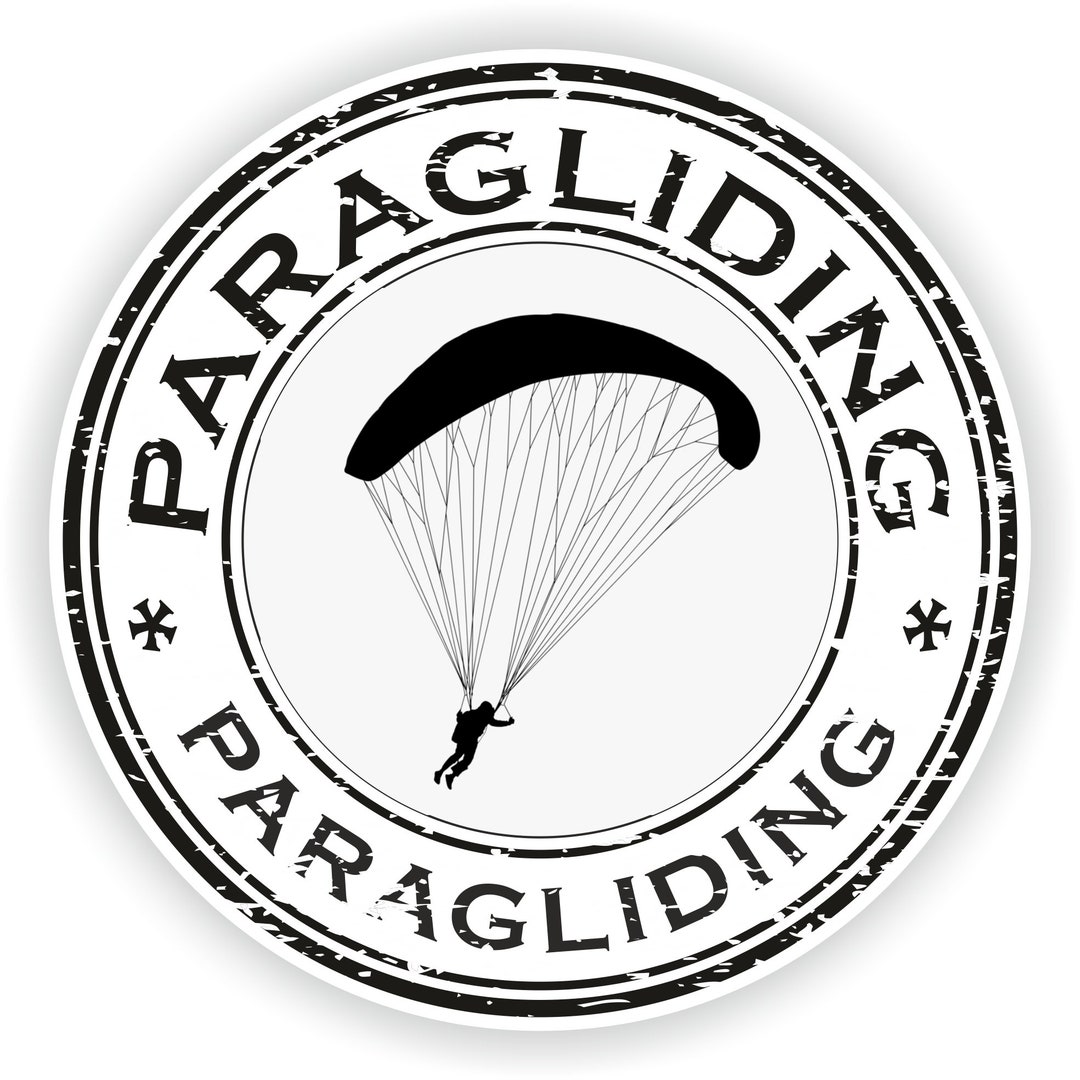 Paragliding Sticker Sports for Laptop Book Fridge Guitar Motorcycle ...
