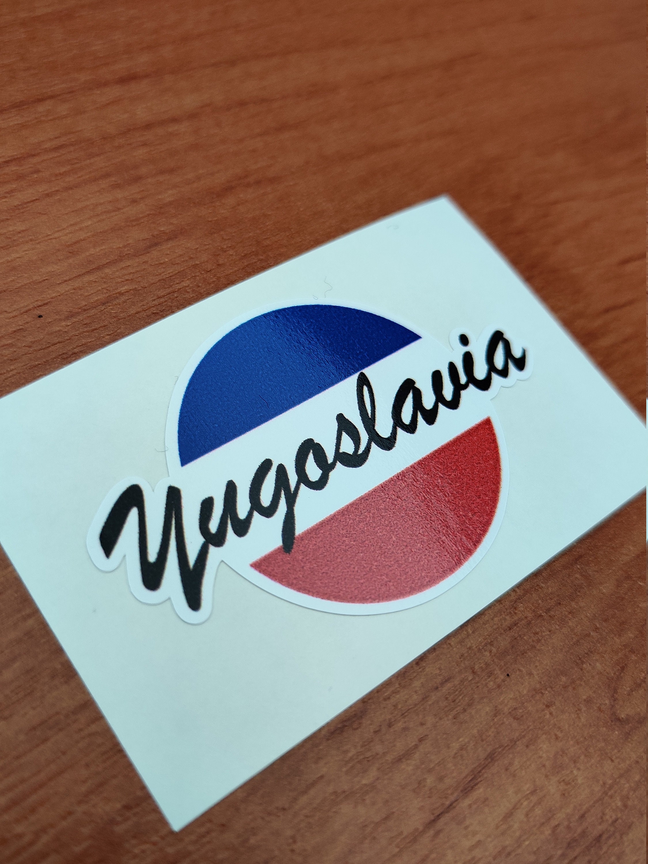 Yugoslavia Sticker Flag for Laptop Book Fridge Guitar Motorcycle Helmet ...